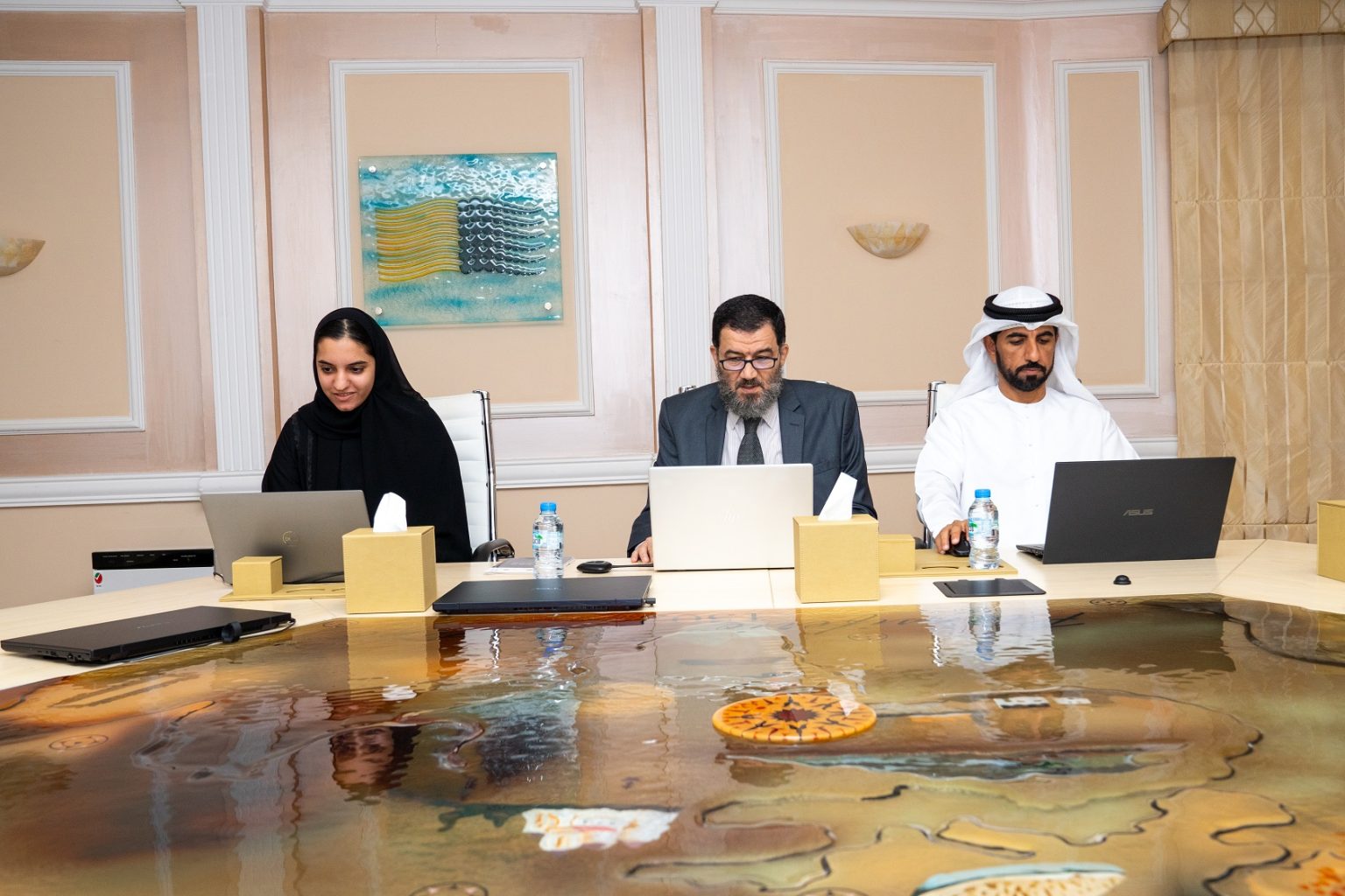 The National Library and Archives trains the archives of government entities on document ...